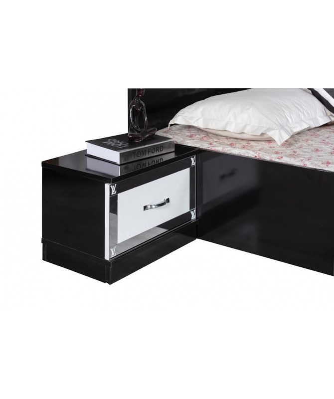 DORMITOR LUIS NEGRU -SIFONIER OGLINDA-